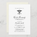 black script nurse pinning ceremony invitation | Zazzle