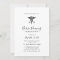 black script nurse pinning ceremony invitation | Zazzle