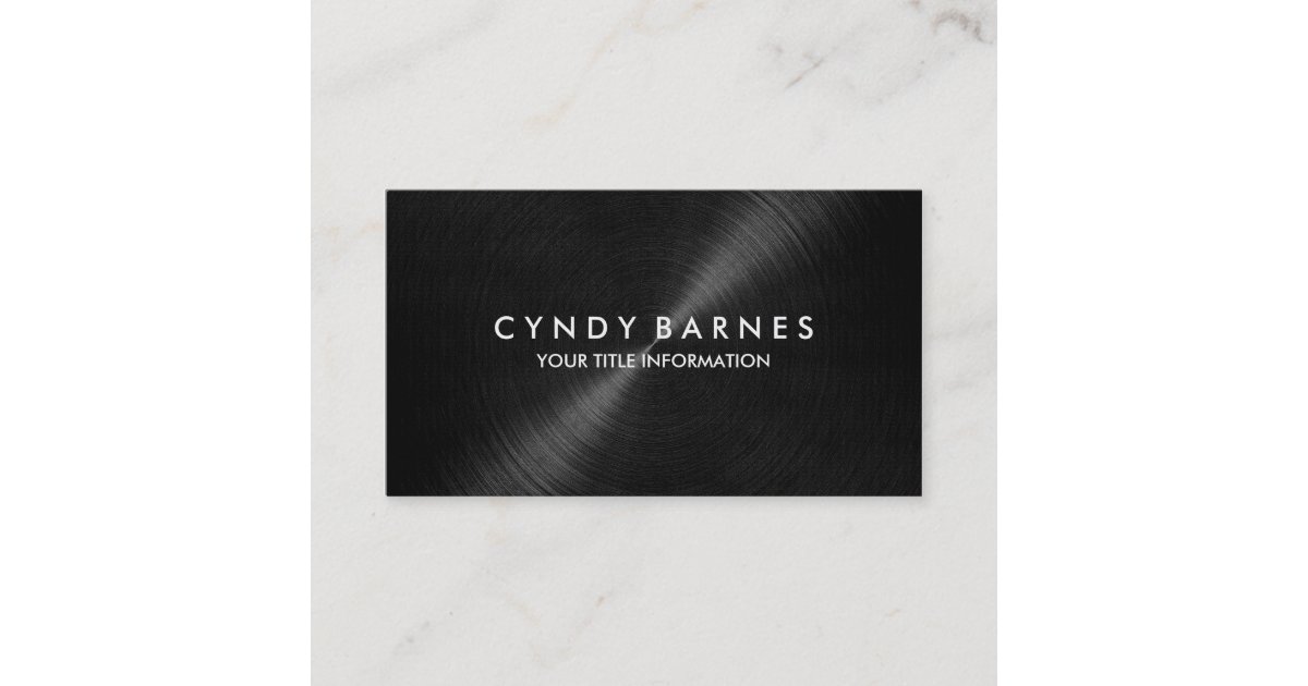 Black Sheen Business Card | Zazzle