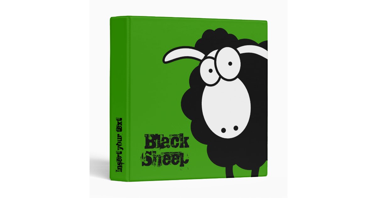 Black Sheep Binder | Zazzle