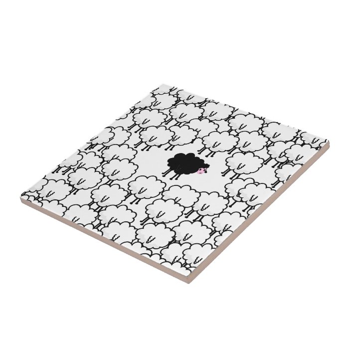 Black Sheep Tile | Zazzle.com