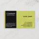 Black SideBand - Yellow Paper Texture Business Card | Zazzle