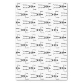 Black Skeleton Silhouette Tissue Paper | Zazzle
