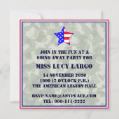 Black Soldier Boot Camp Going Away Invitation | Zazzle