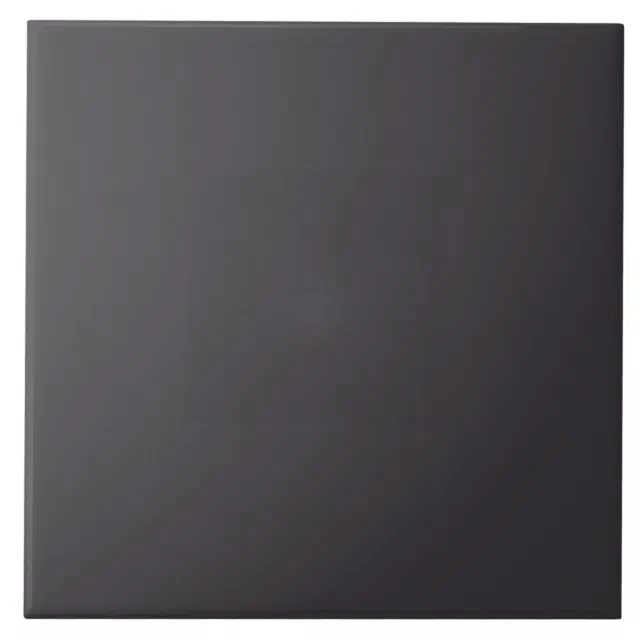 Black Solid Color Ceramic Tile | Zazzle