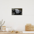 Black Split Window Classic Corvette Poster | Zazzle