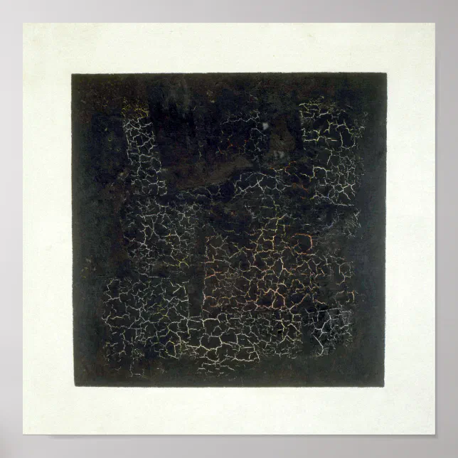 Black Square Poster | Zazzle