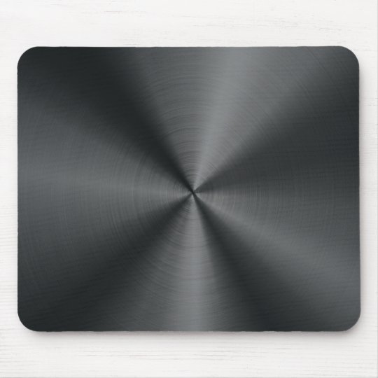 Black Stainless Steel Look Metal Pattern Mouse Pad | Zazzle.com