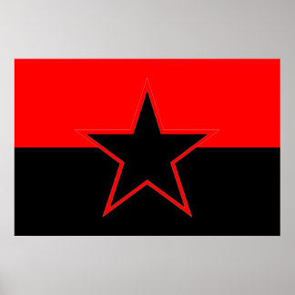 Red And Black Stars Posters, Red And Black Stars Prints, Art Prints ...