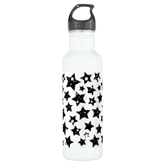 Black Star Water Bottle | Zazzle.com