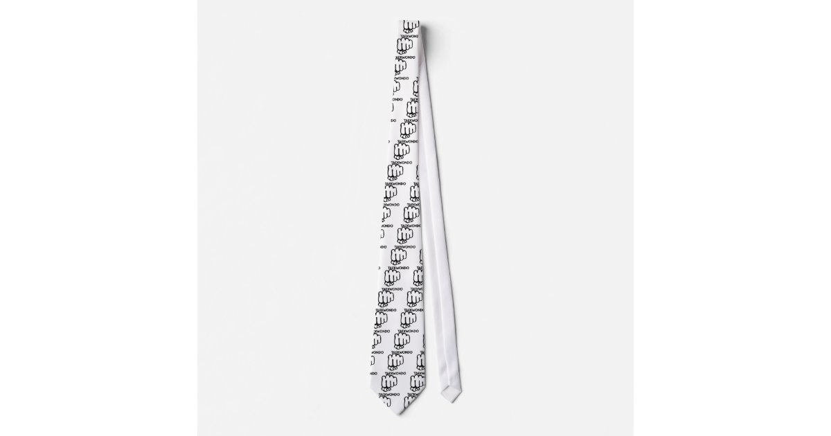 A Black Belt Is A White Belt Karate Tae Kwon Do Neck Tie