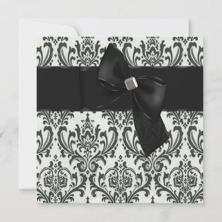 Black Tie Affair Invitation | Zazzle