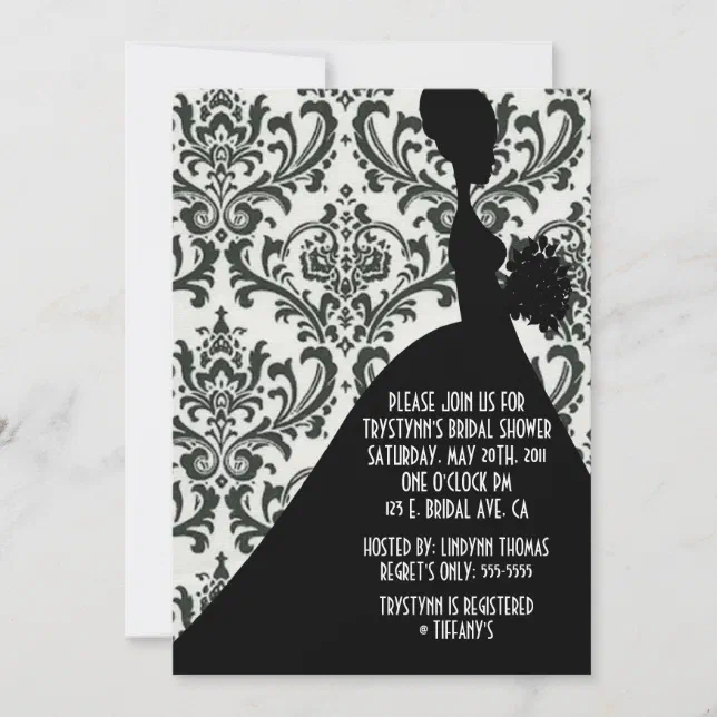 Black Tie Affair Invitation | Zazzle