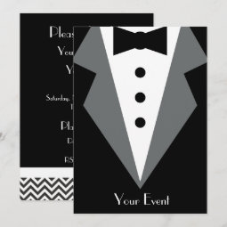 Black Tie Affair Invitation | Zazzle