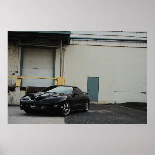 Black Trans Am Poster | Zazzle