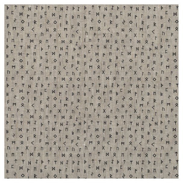 Runes Fabric | Zazzle