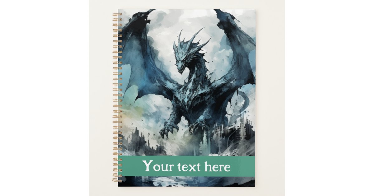 Black warrior Dragon 2 Planner | Zazzle