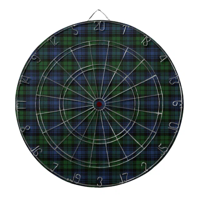 Black Watch Ancient Original Scottish Tartan Dart Board | Zazzle