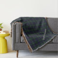 Black Watch Tartan Plaid Custom Throw Blanket | Zazzle
