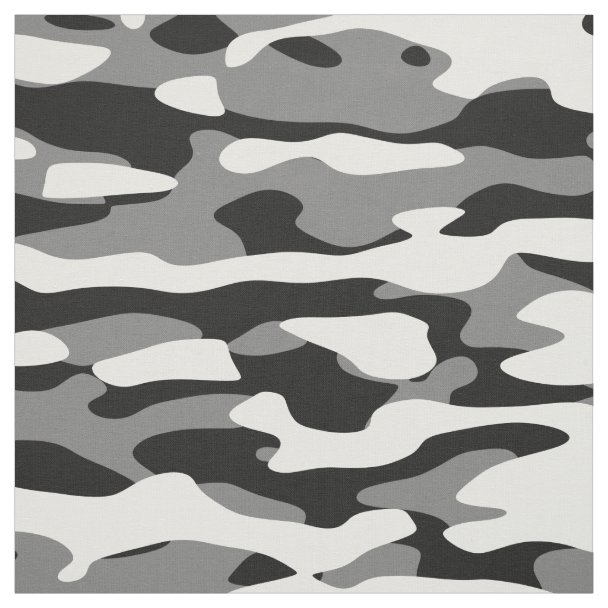 Gray Camo Fabric | Zazzle.com