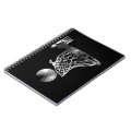 Black & White Basketball Notebook | Zazzle