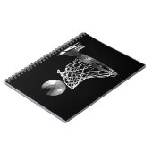Black & White Basketball Notebook | Zazzle
