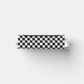 Black White Check Pattern Racing Theme Birthday Hershey's Miniatures ...
