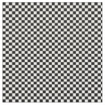 Black And White Checks Fabric | Zazzle.com