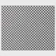 Black & [White] Checks Small Checkerboard Checkers Wrapping Paper | Zazzle