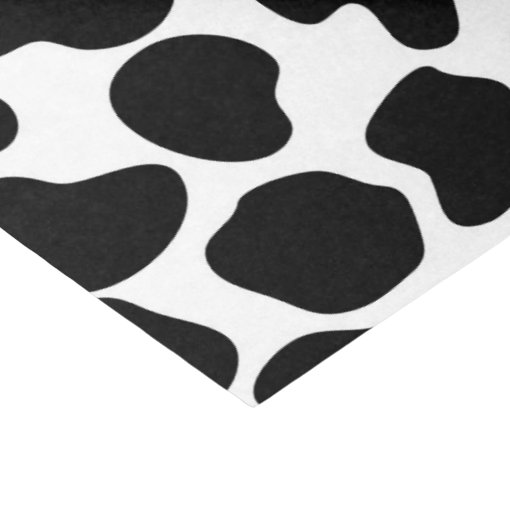 Black & White Cow Print Rustic Farm Tissue Paper | Zazzle