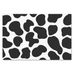 Black & White Cow Print Rustic Farm Tissue Paper | Zazzle
