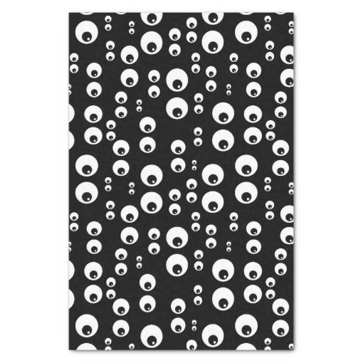 Black & White Eyeball Tissue Paper | Zazzle