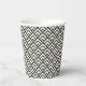 Black & White Geometric Pattern Paper Cups | Zazzle
