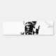 Black & White Geronimo Bumper Sticker | Zazzle