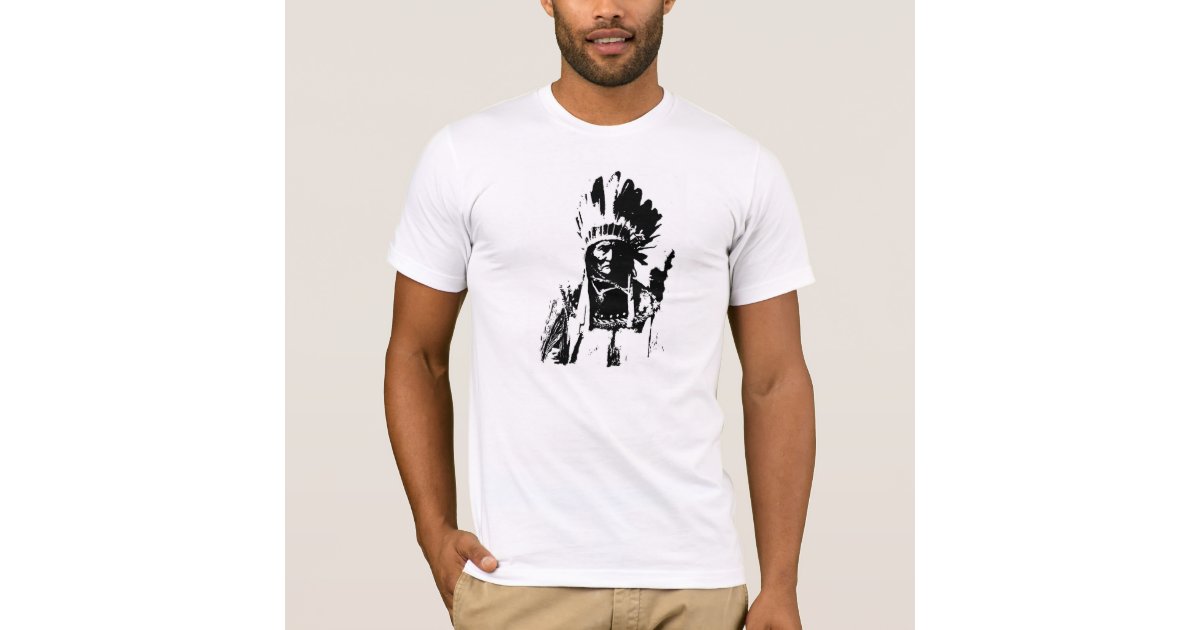 Black & White Geronimo T-Shirt | Zazzle