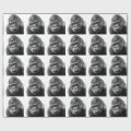 Black White Gorilla Wrapping Paper | Zazzle