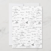Black White Hand-Lettering Mathematics Graduation Invitation | Zazzle