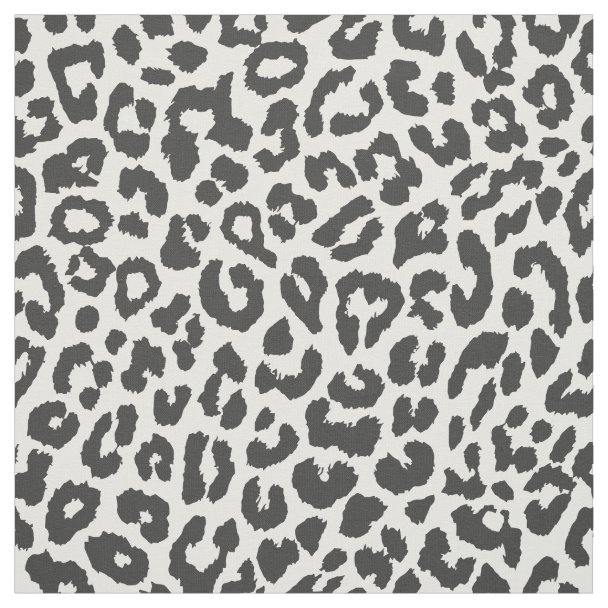 Leopard Print Animal Skin Pattern Fabric | Zazzle