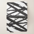 Black & White Modern Abstract Art Line Decorative File Folder | Zazzle