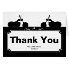 Biker Wedding Thank You Card | Zazzle.com