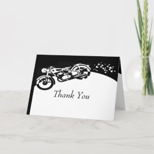 47+ Motorcycle Thank You Cards | Zazzle
