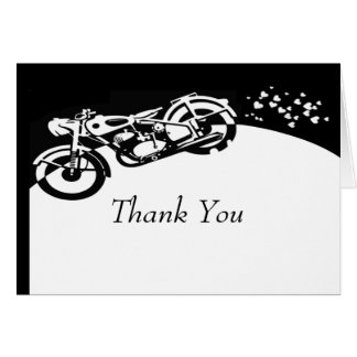 Motorcycle Thank You Cards | Zazzle