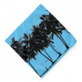 Black White Palm Trees Travel Art Bandana | Zazzle
