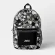 Black White Pattern Alcohol Ink Personalized Printed Backpack | Zazzle