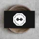 Black White Personal Trainer Training Emblem Business Card | Zazzle