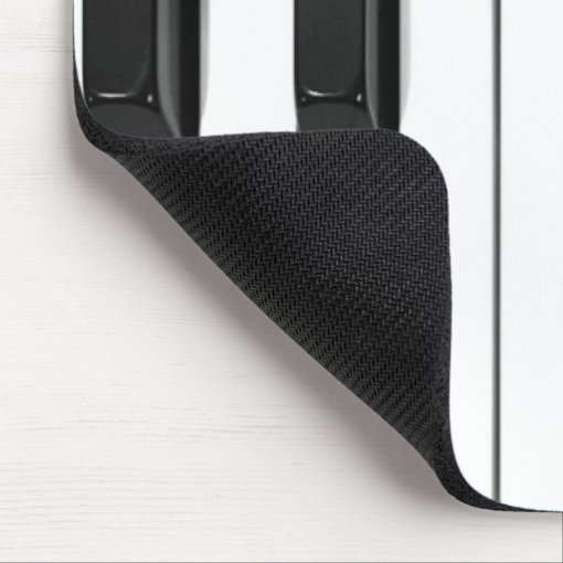 Black & White Piano Keyboard Design Mousepad | Zazzle
