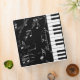Black & White Piano Music Binder | Zazzle
