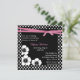 Black & White Polka Dot Birthday Invitation | Zazzle