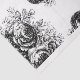 Black & White Rose Floral Decoupage Paper | Zazzle