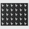 Black & White Skull Wrapping Paper | Zazzle